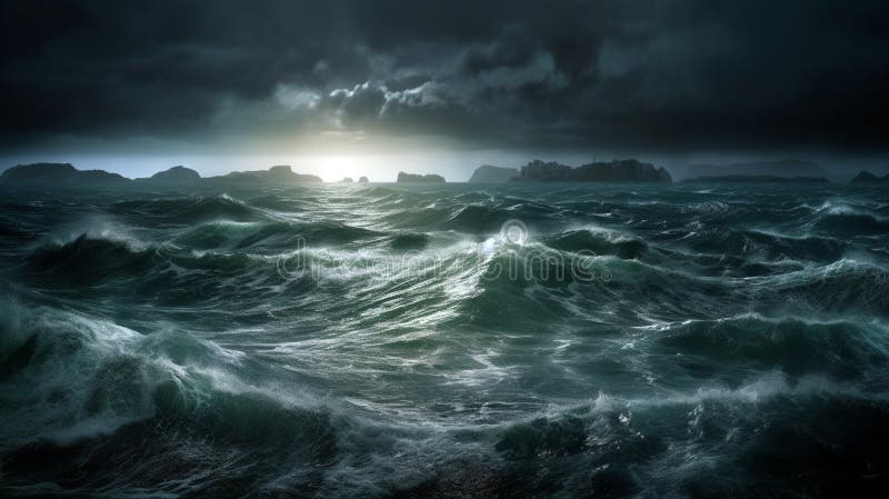 Lighting Dark Ocean Stock Illustrations – 575 Lighting Dark Ocean Stock ...
