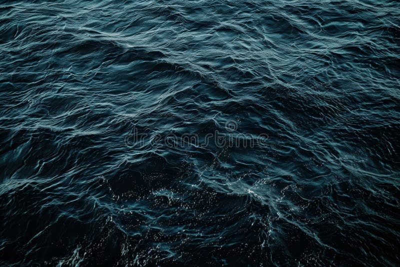Dark Ocean Waves Texture stock illustration. Illustration of waves ...
