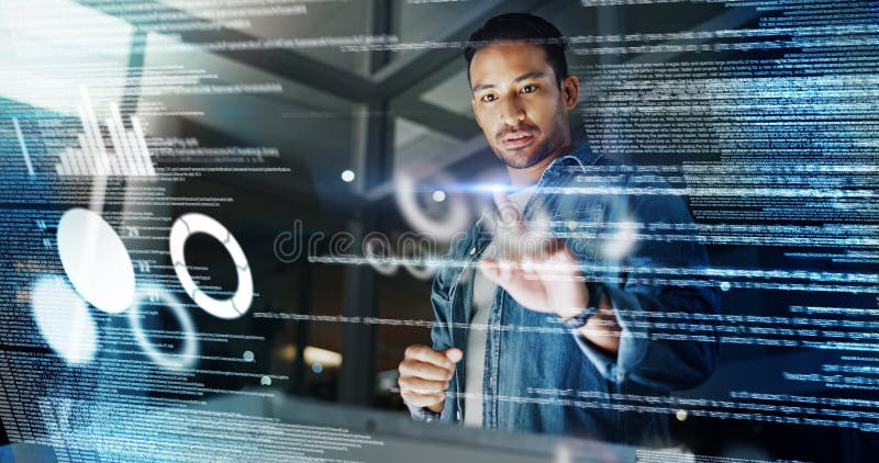 Portrait, Happy and Man Pointing with Scale for Fitness in Studio for ...