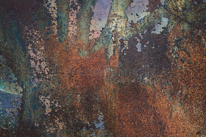Dark Rusty Metal Texture Background. Stock Photo - Image of heavy ...