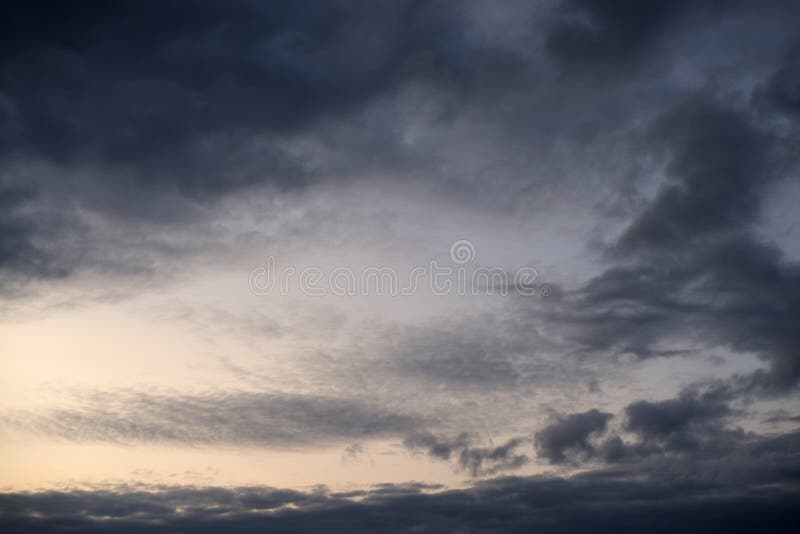 Dark, Ominous Rain Clouds stock image. Image of dark - 13134301