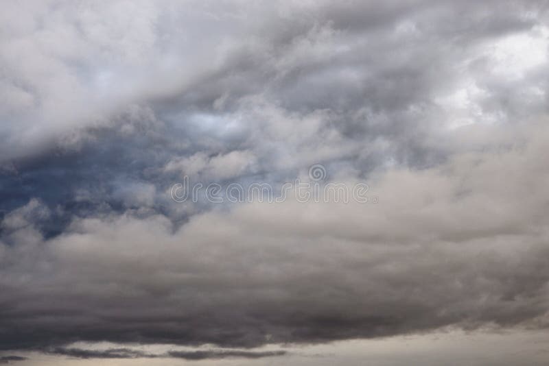 Dark, Ominous Rain Clouds stock image. Image of dark - 13134301
