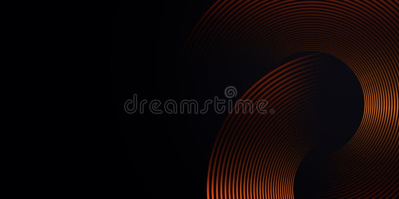 Dark Orange Abstract Background with Orange Gradient Geometric Shape ...