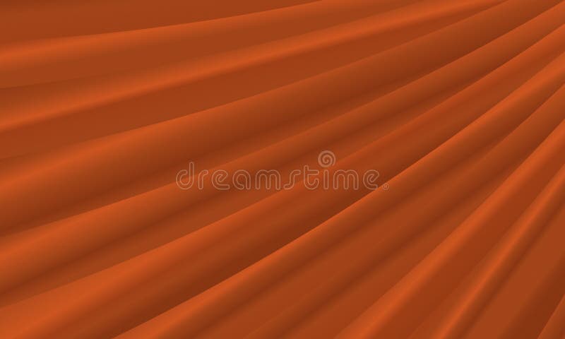 Dark Orange Flowing Fabric. Abstract Gradient Grain Background. Elegant ...