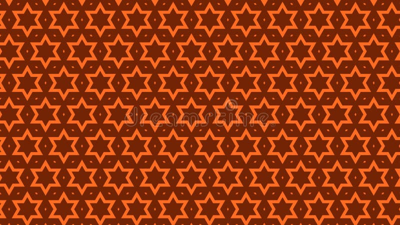 Dark Orange Seamless Stars Background Pattern Vector Image Stock Vector ...