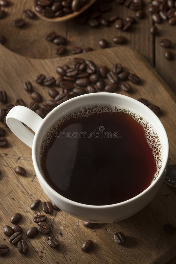 Dark Organic Black Coffee stock photo. Image of liquid - 50962752