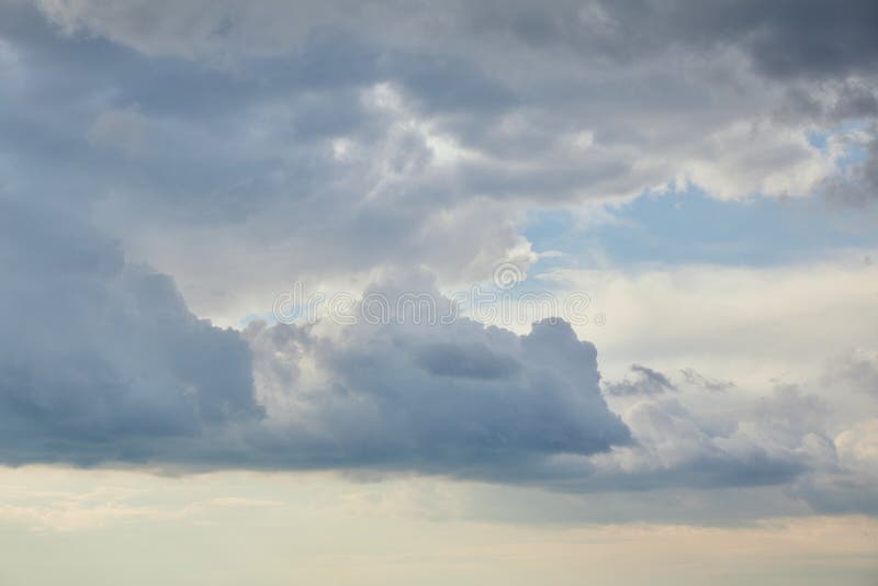 Dark and Overcast Clouds on Sky Stock Photo - Image of nature, natural ...