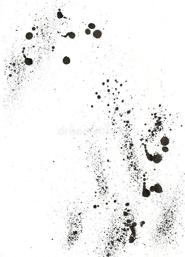 Dark Patches on the White Background. Stock Photo - Image of garbage ...