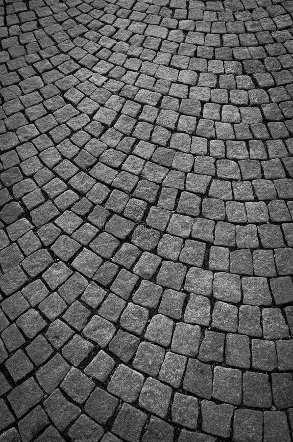 Dark Paving Stones. Stone Bridge Road Stock Image - Image of concrete ...
