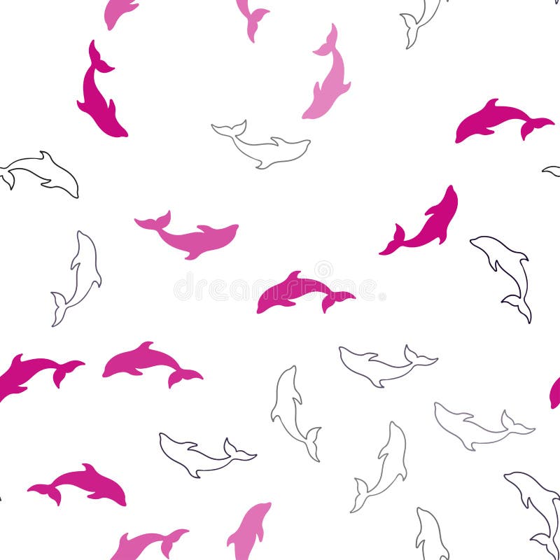 Pink Dolphins Stock Illustrations – 372 Pink Dolphins Stock ...