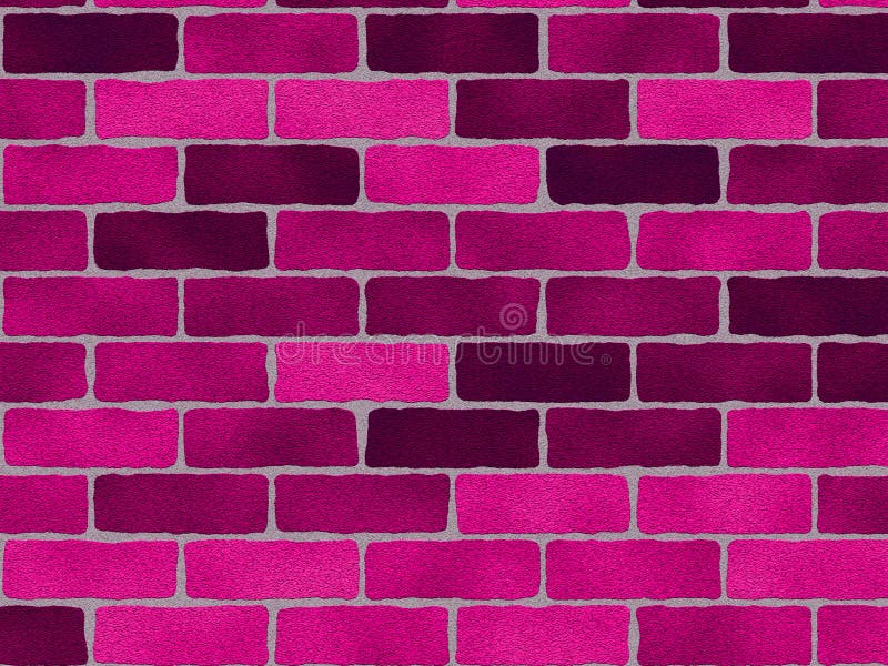 Dark Pink Bricks stock illustration. Illustration of great - 1648524