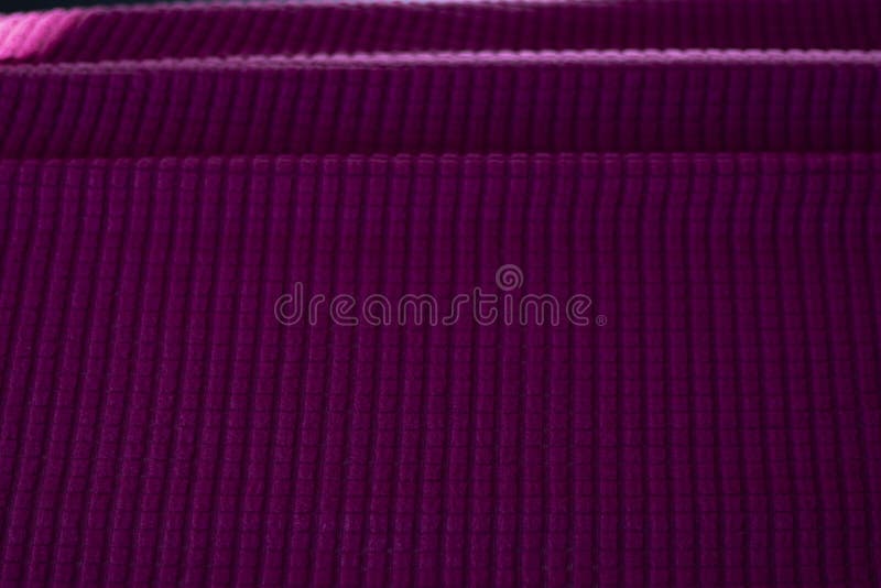 Dark Pink Fabric with a Texture of Fluffy Cubes. Stock Image - Image of ...