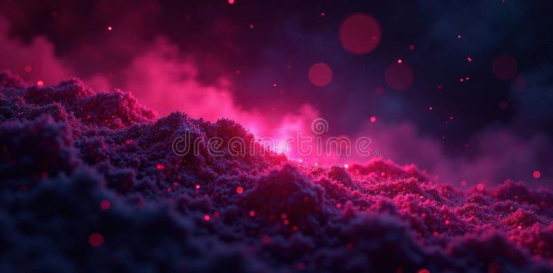 Dark Pink Noise Texture on Black, Grainy Blurred Glow , Pink Glow ...