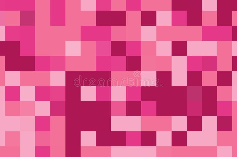 Dark Pink Pixel Square Abstract with Geometric Square Pattern Design ...