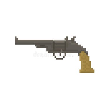 Pixel Revolver Stock Illustrations – 52 Pixel Revolver Stock ...