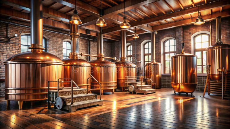 Dark Porter Brewing a Masterclass in Rustic Craftmanship Stock ...