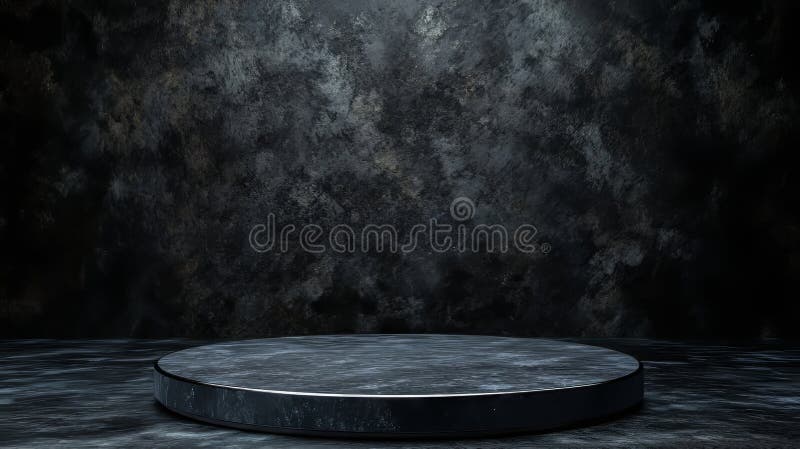 Dark Product Background Template with Empty Product Stage. Dramatic ...