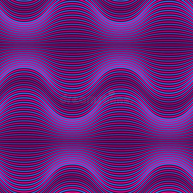 Dark Purple Abstract Geometric Background with Blend Lines. Ultra ...