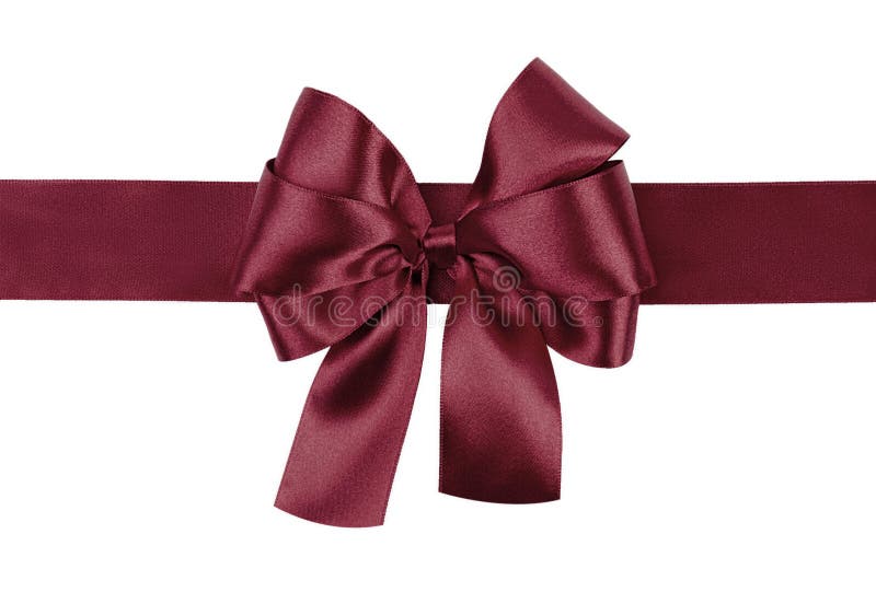 Dark Purple Bow Photo Made from Silk Stock Photo - Image of classic ...