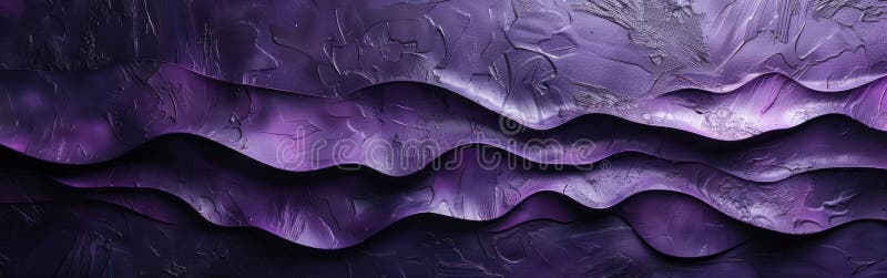 Dark Purple Concrete Texture with Wave Pattern - Abstract Background ...