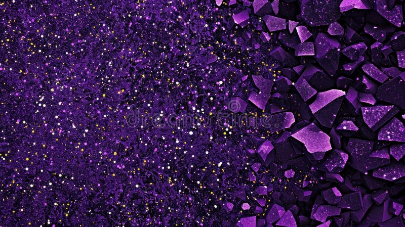 Dark Purple Grainy Gradient Texture for Abstract Web Banner or Header ...