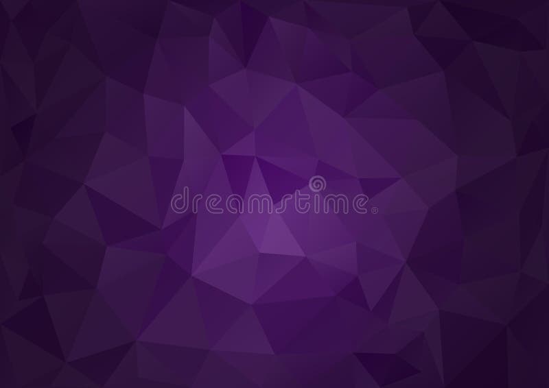 Dark Purple Geometric Pattern Stock Vector - Illustration of design ...