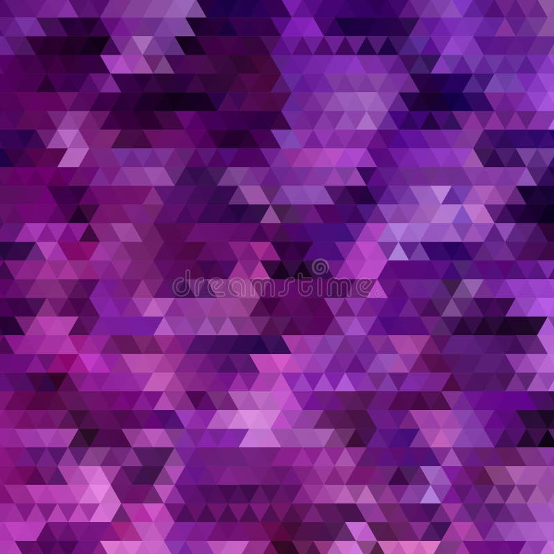 Dark Purple, Pink Vector Polygon Abstract Background. Geometric ...