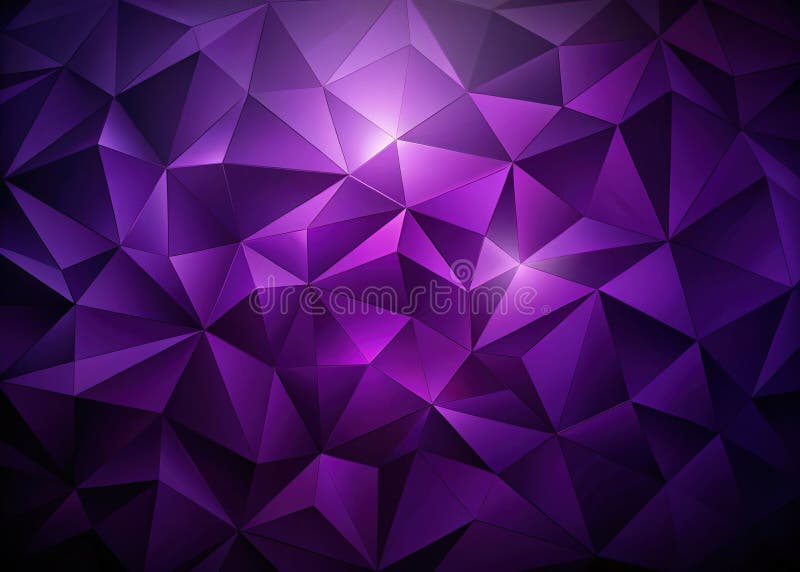 Dark Purple Polygon Geometric Abstract Background a Sophisticated ...