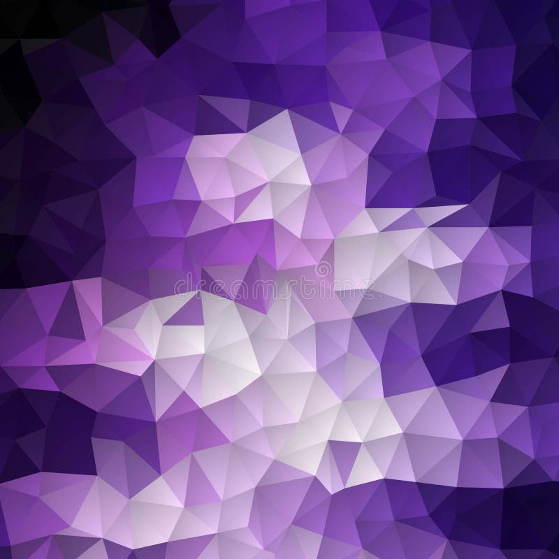Dark Purple Triangles. Template for Presentation or Background ...