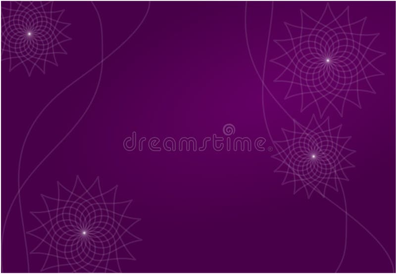 Dark Purple Unique Floral Background Stock Vector - Illustration of ...