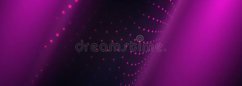 Dark Purple Vector Wide Modern Abstract Background with Violet Particle ...