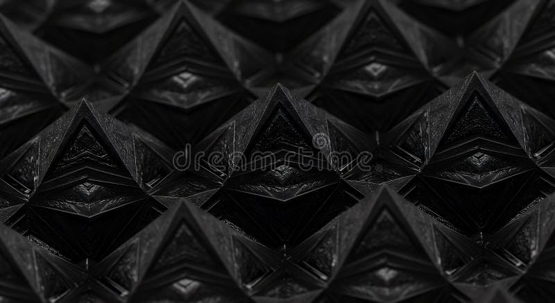 Dark Pyramid Texture Monochrome Pattern with Geometric and Abstract ...