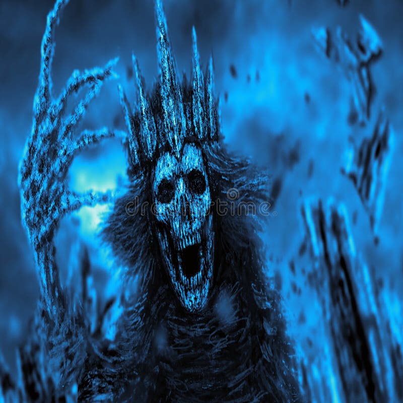 Dark Queen stock illustration. Illustration of goth, feminine - 9860742