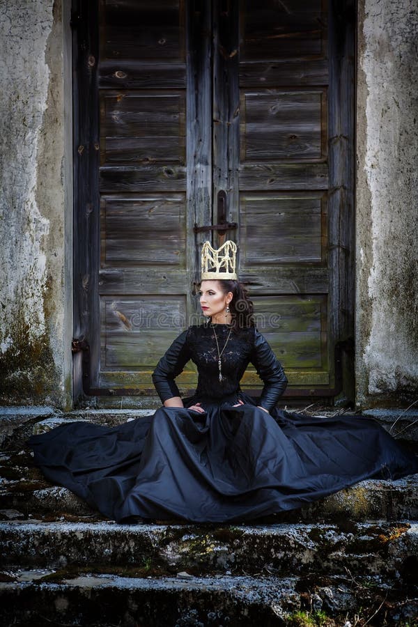 Dark queen stock photo. Image of expressions, beauty - 55527132