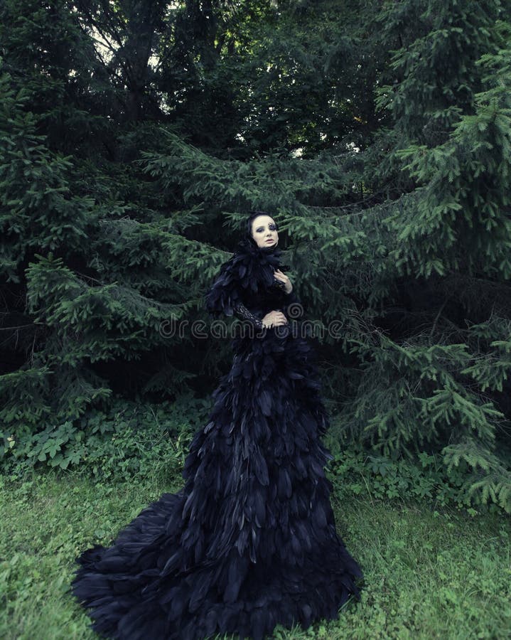 Dark queen stock image. Image of grace, magic, demonic - 231040787