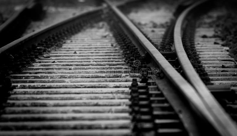 Train tracks stock photo. Image of light, illuminated - 33212000