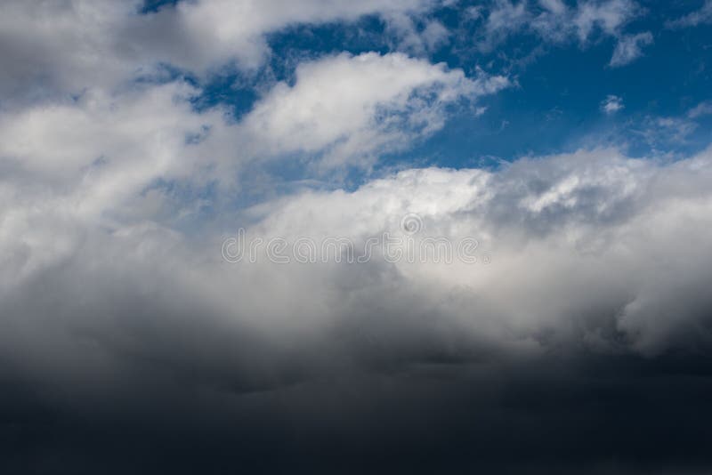 Dark clouds cover the sky stock photo. Image of pattern - 151495982