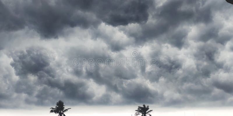Dark rainy clouds stock photo. Image of horizon, dangerous - 26321752