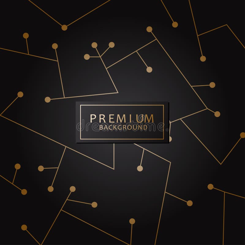 Dark Realistic Vip Luxury Background Design with Abstract Lines and ...