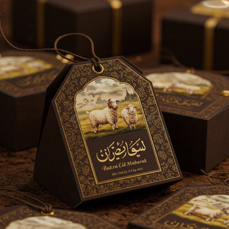 Dark, Rectangular Boxes with Elegant Gold Detailing and Strings ...