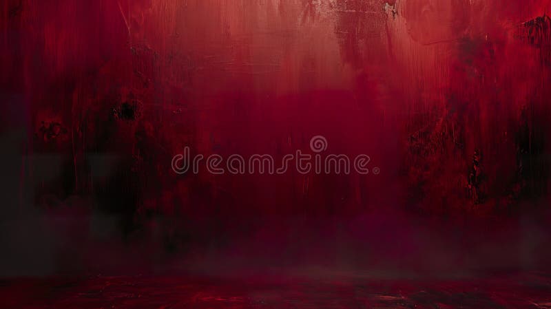 Dark Red Abstract Background in Cyclorama Style in Misty Atmosphere ...