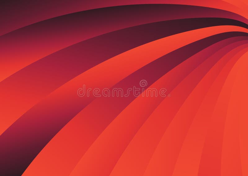 Dark Red Abstract Gradient Curved Stripes Background Vector Stock ...