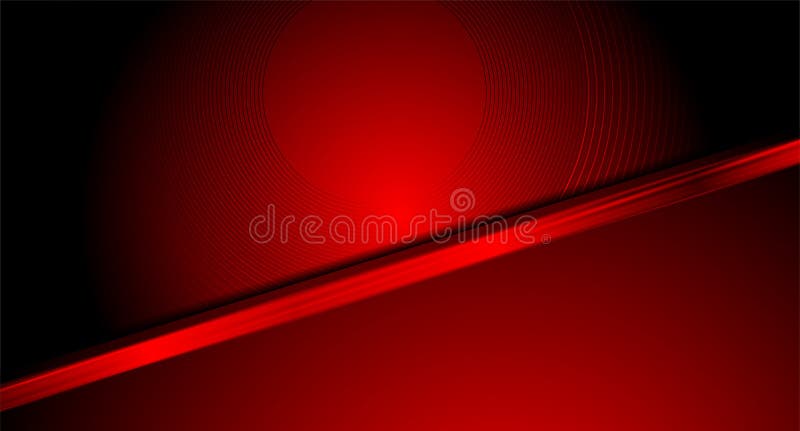 Dark Red Abstract Minimal Background with Circle Lines Stock ...
