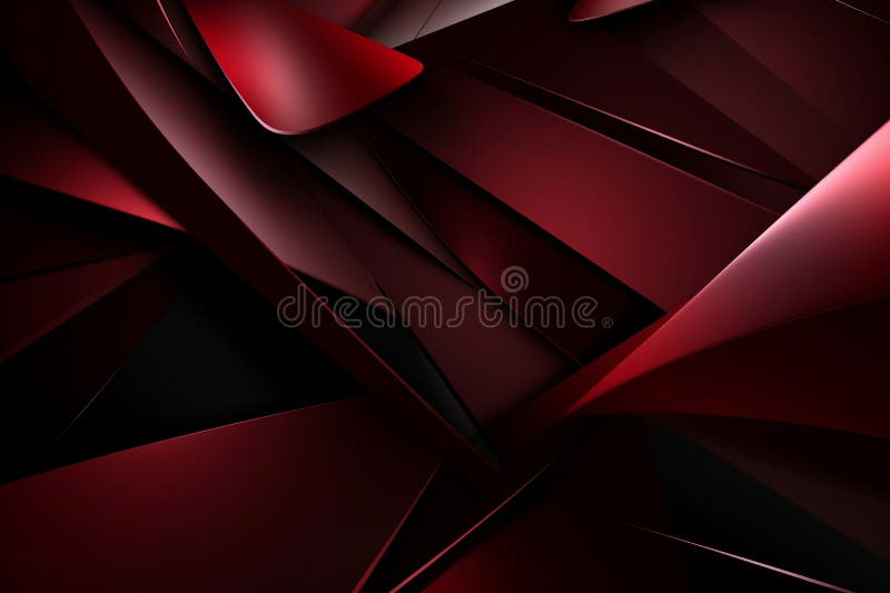 Dark Red Abstract Modern Background. AI Generated Stock Illustration ...