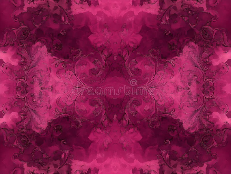 Dark Red Abstract Texture Fractal Dark Red Abstract Background with Fractal Patterns Stock ...
