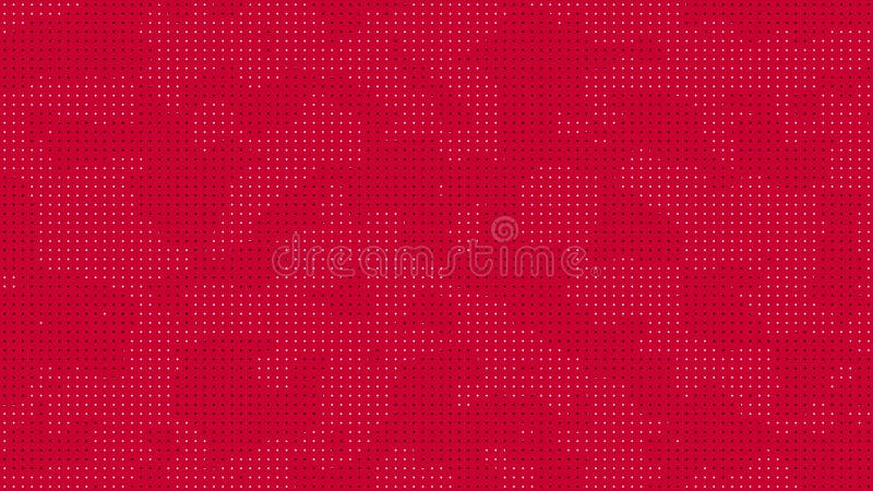 Dark Red Background with Evenly Spaced White Dots Creating a Gradient ...