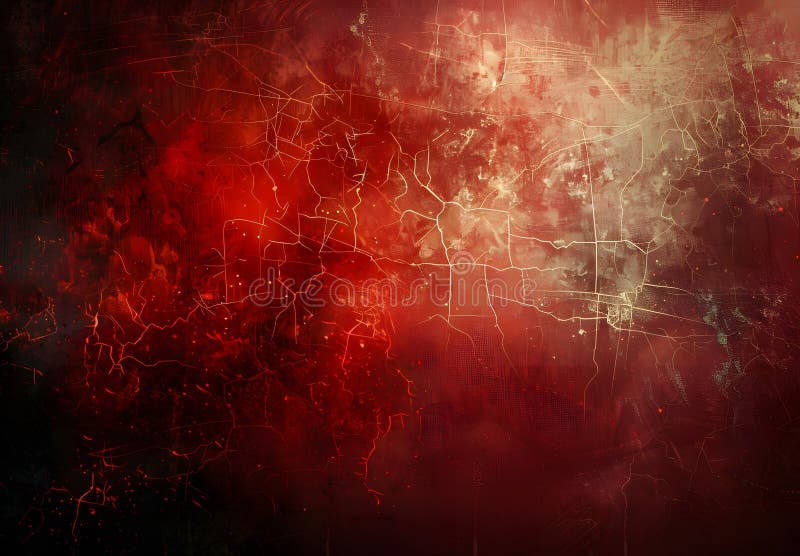 Dark Red Grunge Texture Background with Soft Light Stock Illustration ...
