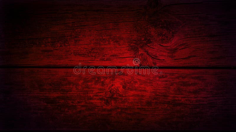 A Dark Red and Black Gradient Over Natural Wood Grain Texture, Creating ...