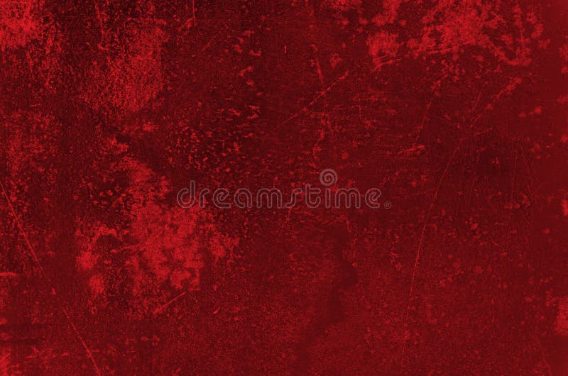 Dark Red Bloody Grunge Backdrop with Copy Space. Halloween Abstract ...