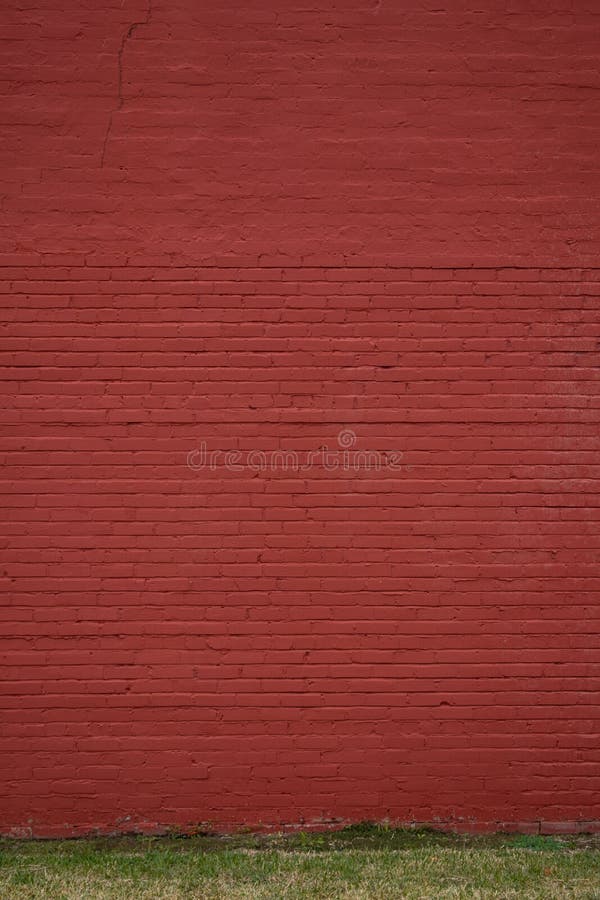 Dark red brick green grass stock photo. Image of floor - 265647496